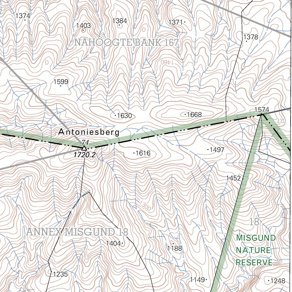 3323AD WILLOWMORE Map by Chief Directorate: National Geo-spatial ...