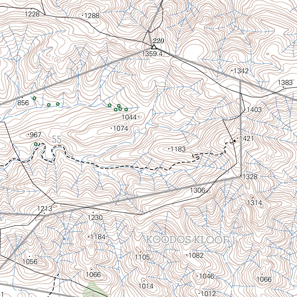 3323BB MILLER Map by Chief Directorate: National Geo-spatial ...