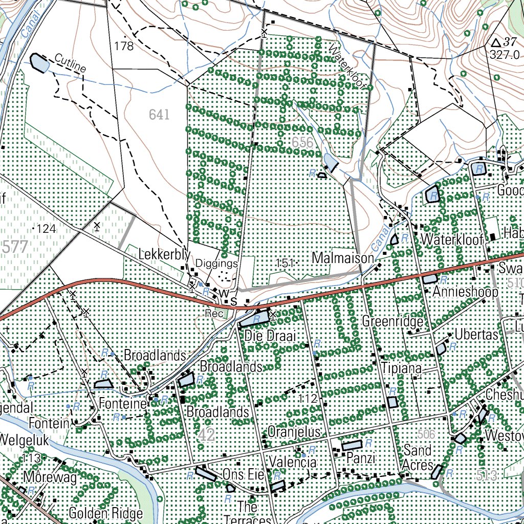 3325AD KIRKWOOD Map by Chief Directorate: National Geo-spatial ...