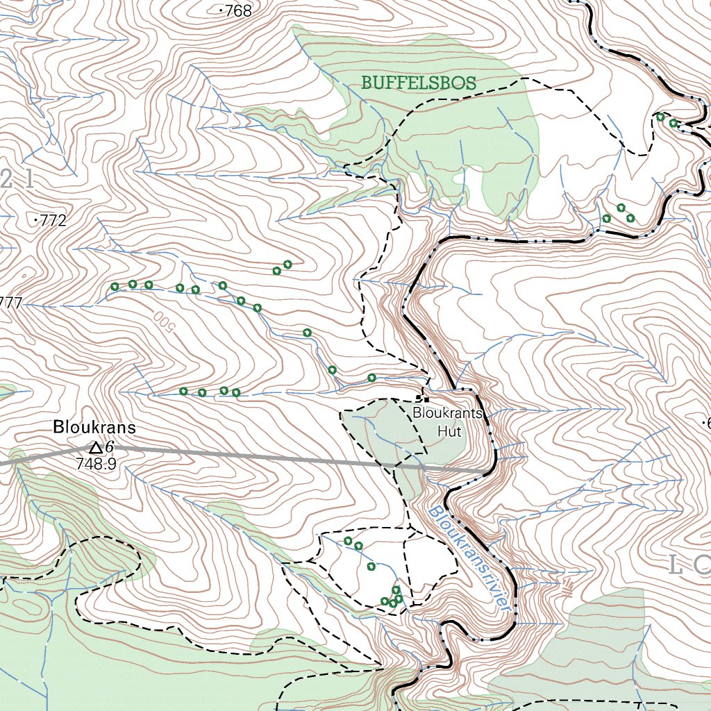 3323DC & 3423BA NATURE'S VALLEY Map by Chief Directorate: National Geo ...