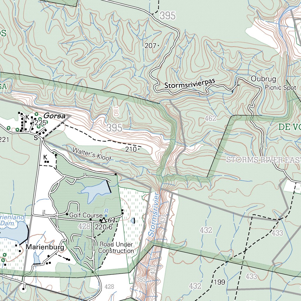 3323DD & 3423BB JOUBERTINA Map by Chief Directorate: National Geo ...