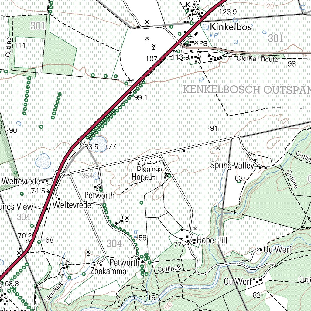 3325DB COLCHESTER Map by Chief Directorate: National Geo-spatial ...