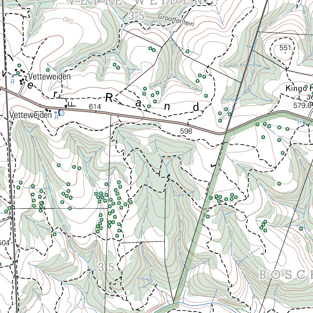 3326BA FORT BROWN (5th Edition) Map by Chief Directorate: National Geo ...