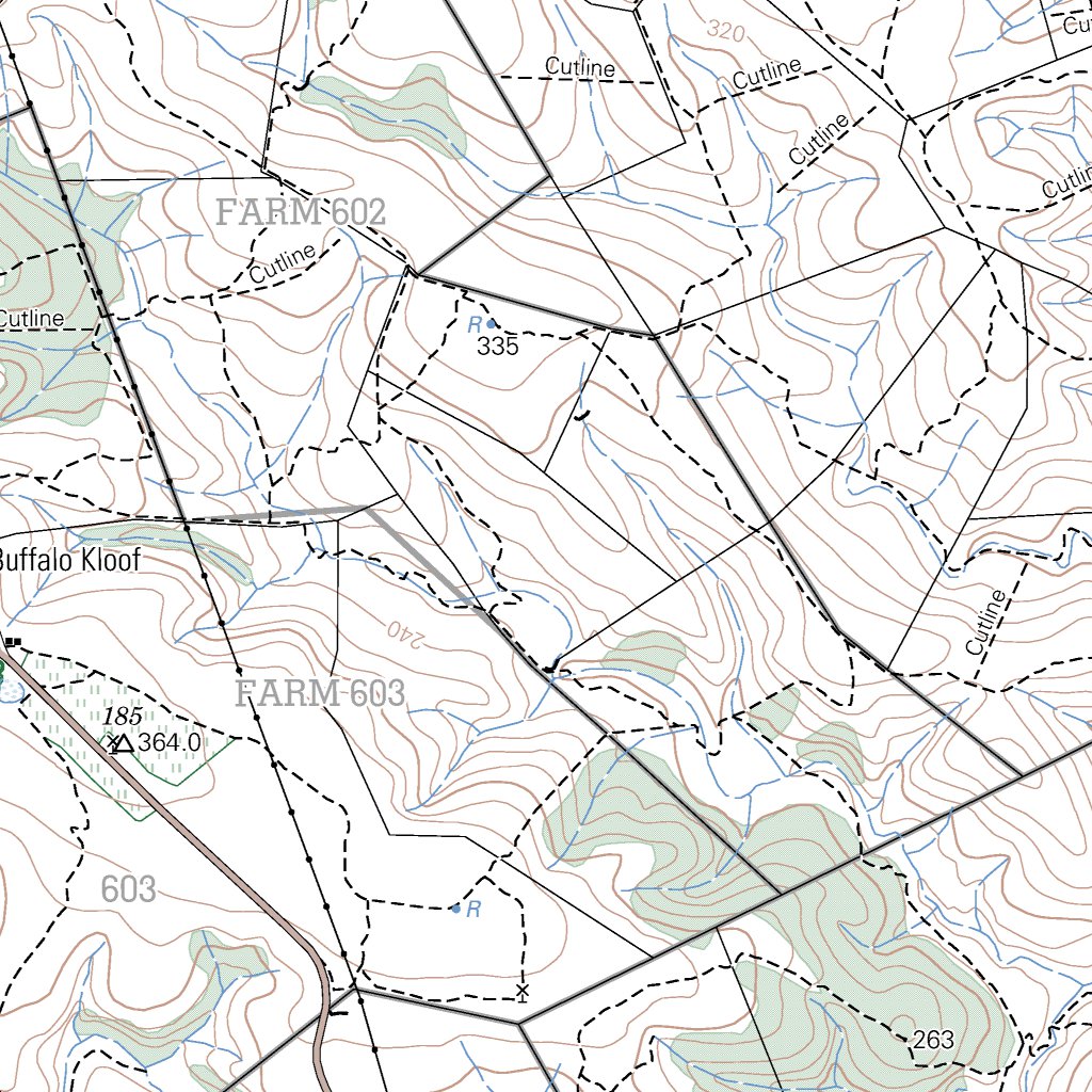 3326BC GRAHAMSTOWN (4th Edition) Map by Chief Directorate: National Geo ...