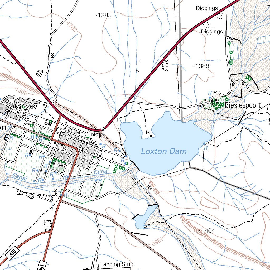 3122AD LOXTON Map by Chief Directorate: National Geo-spatial ...