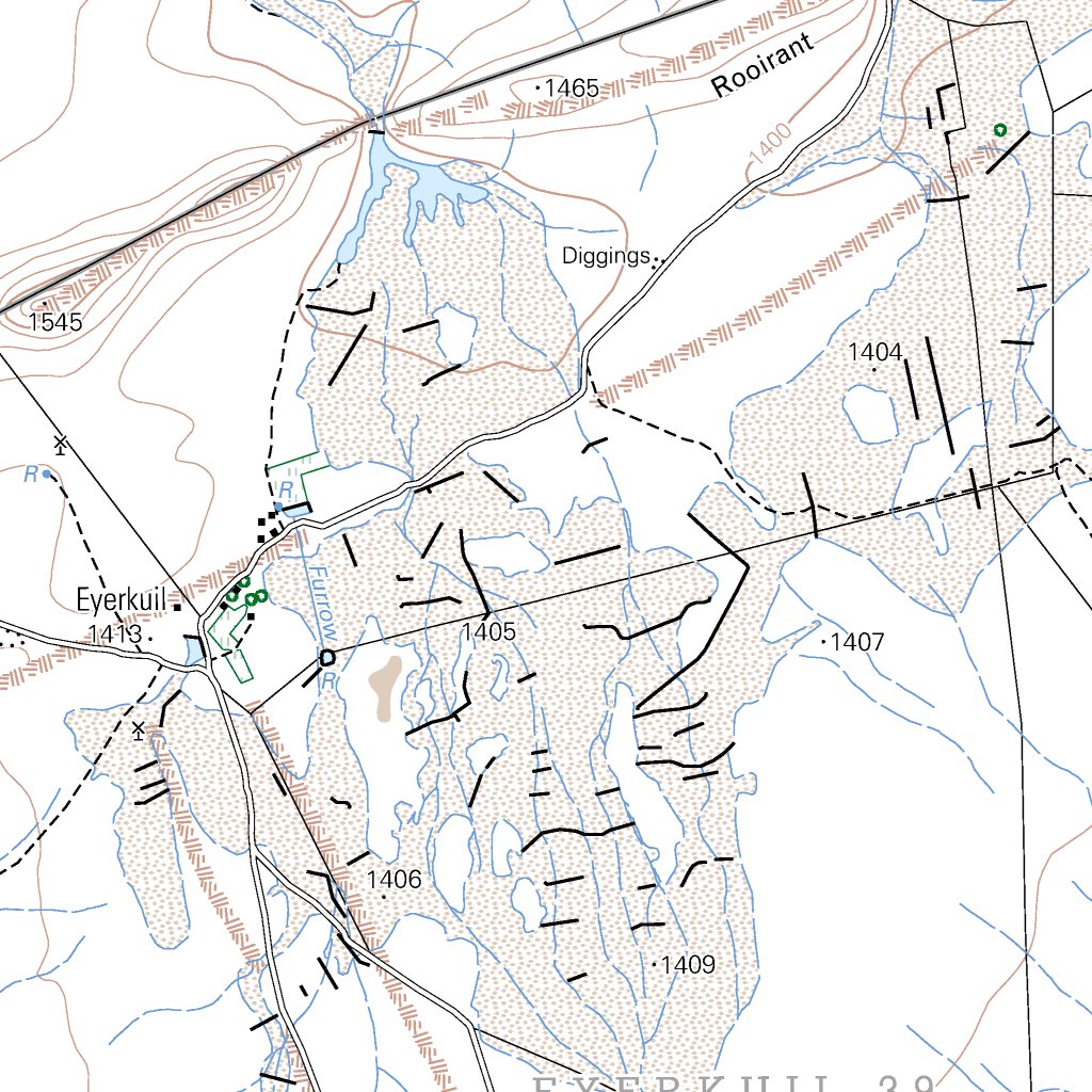 3122CD DUNEDIN Map by Chief Directorate: National Geo-spatial ...