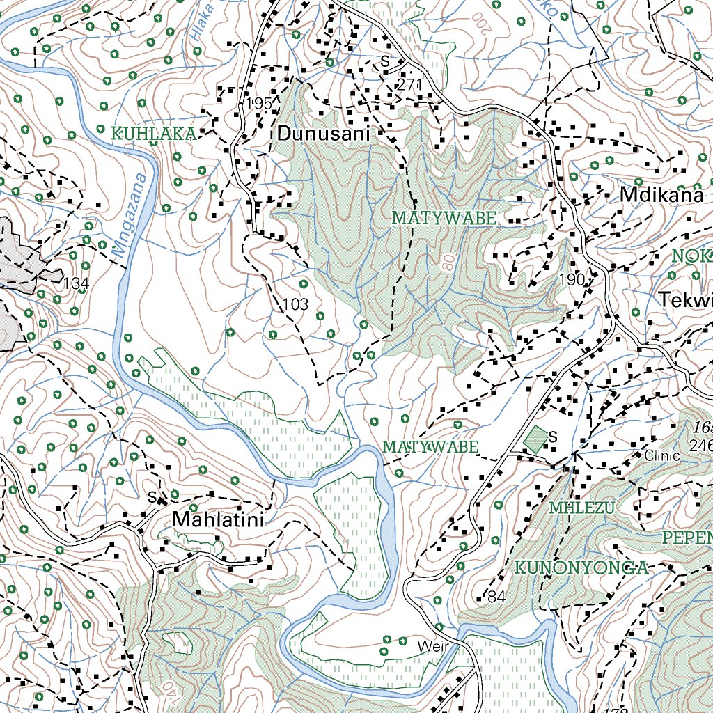 3129CB THOMBO Map by Chief Directorate: National Geo-spatial ...