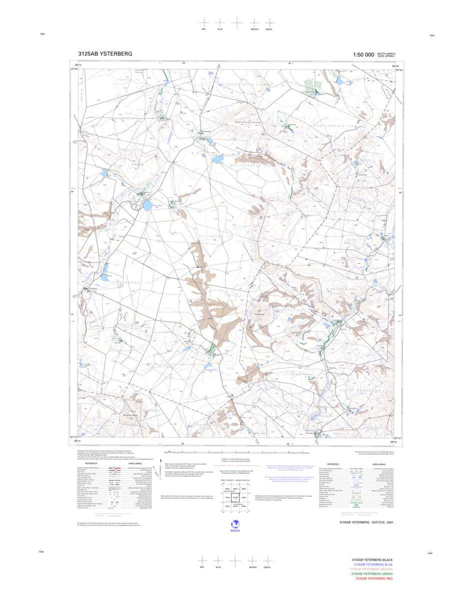3125AB YSTERBERG Map by Chief Directorate: National Geo-spatial ...