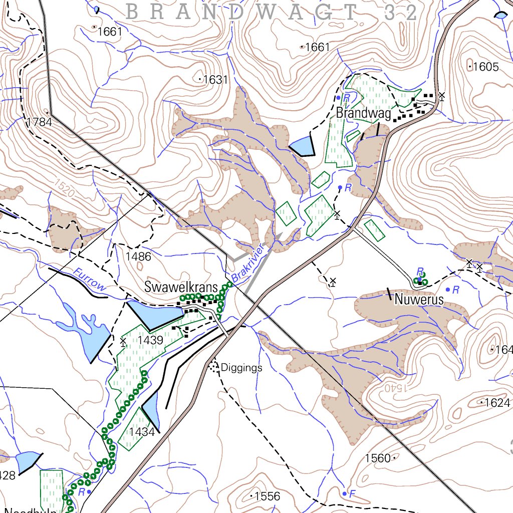 3125AB YSTERBERG Map by Chief Directorate: National Geo-spatial ...