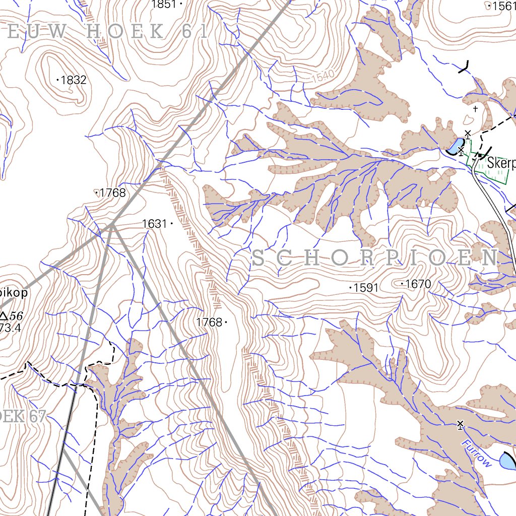 3124BD CARLTON Map by Chief Directorate: National Geo-spatial ...