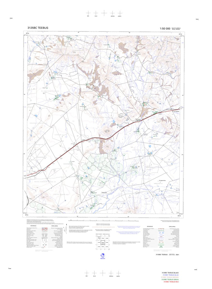 3125BC TEEBUS Map by Chief Directorate: National Geo-spatial ...