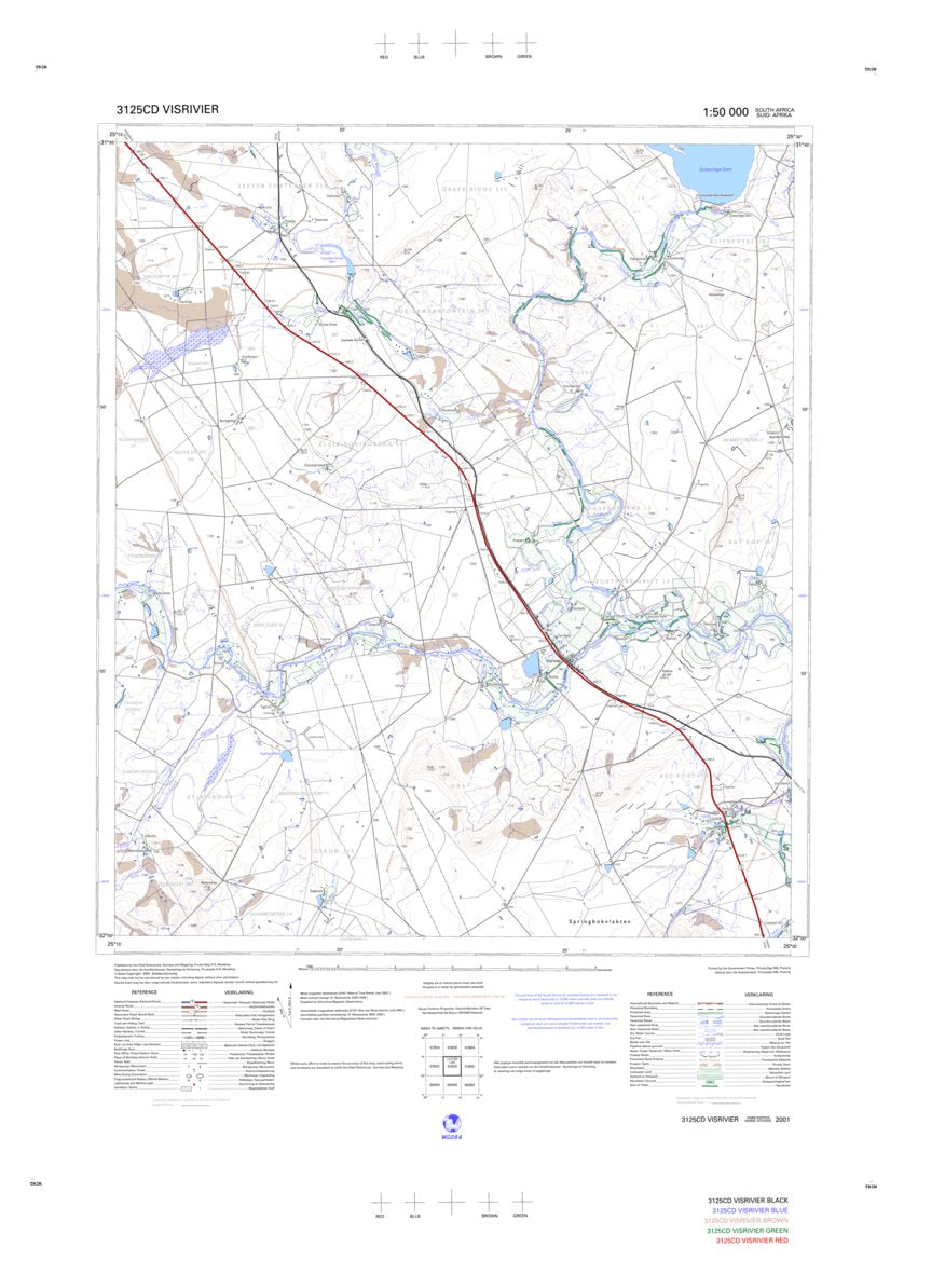 3125CD VISRIVIER Map by Chief Directorate: National Geo-spatial ...