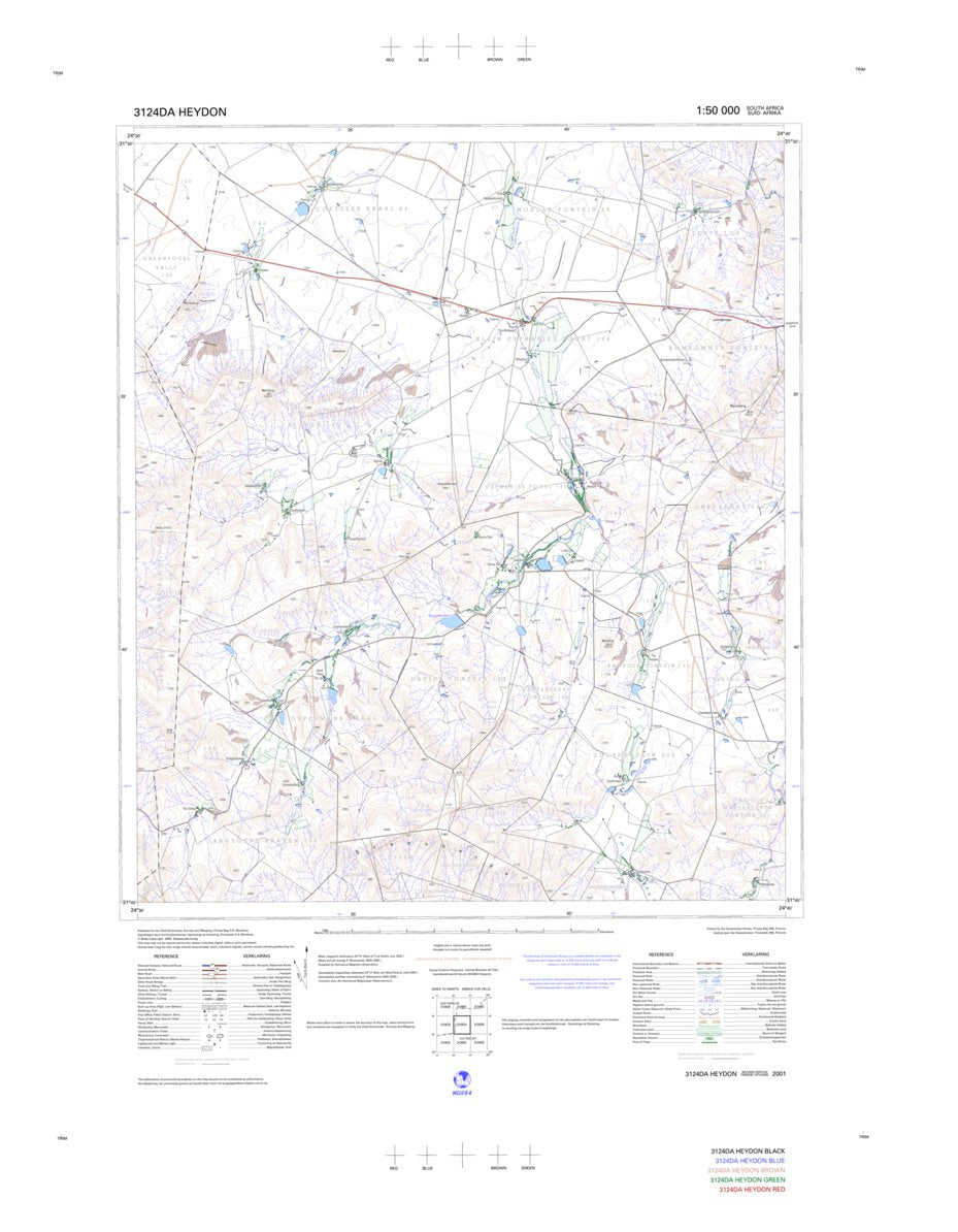 3124DA HEYDON Map by Chief Directorate: National Geo-spatial ...