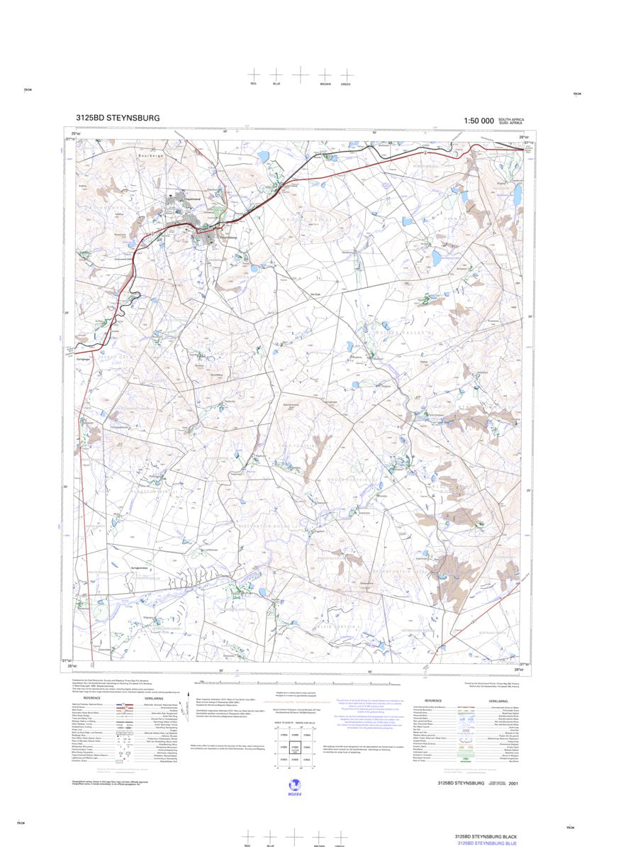 3125BD STEYNSBURG Map by Chief Directorate: National Geo-spatial ...
