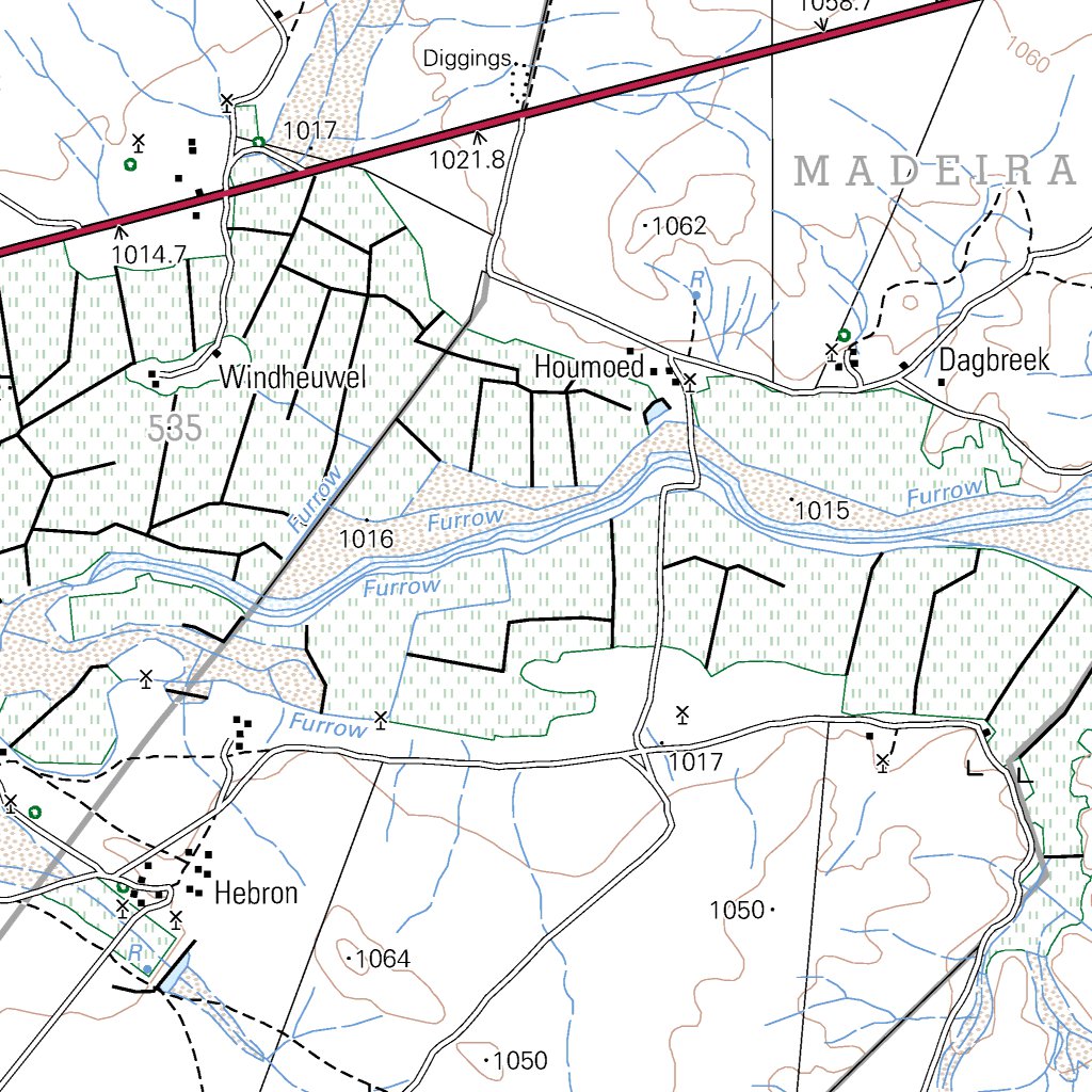3120AD SWAWEL Map by Chief Directorate: National Geo-spatial ...