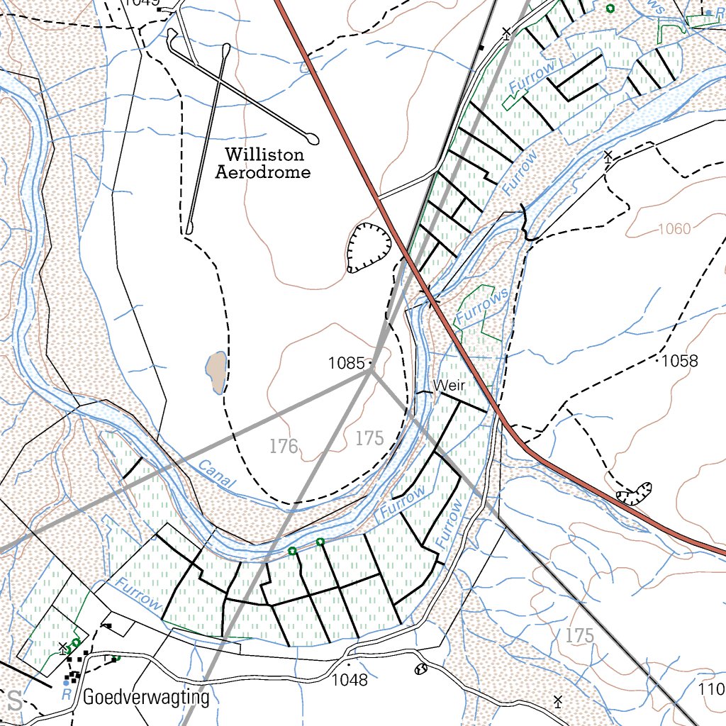 3120BD WILLISTON Map by Chief Directorate: National Geo-spatial ...