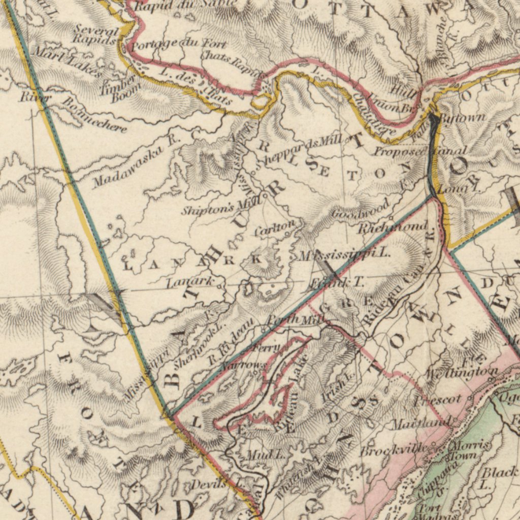 Upper Canada 1832 Map by Avenza Systems Inc. | Avenza Maps