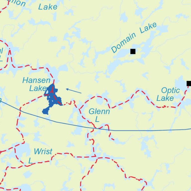 Woodland Caribou Provincial Park Access & Canoe Routes Map by Avenza ...