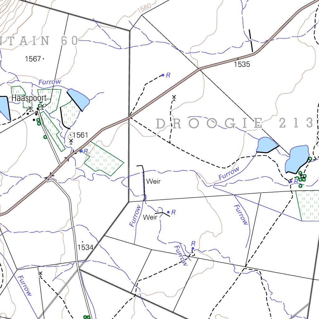 3126AA KEES SE BERG Map by Chief Directorate: National Geo-spatial ...