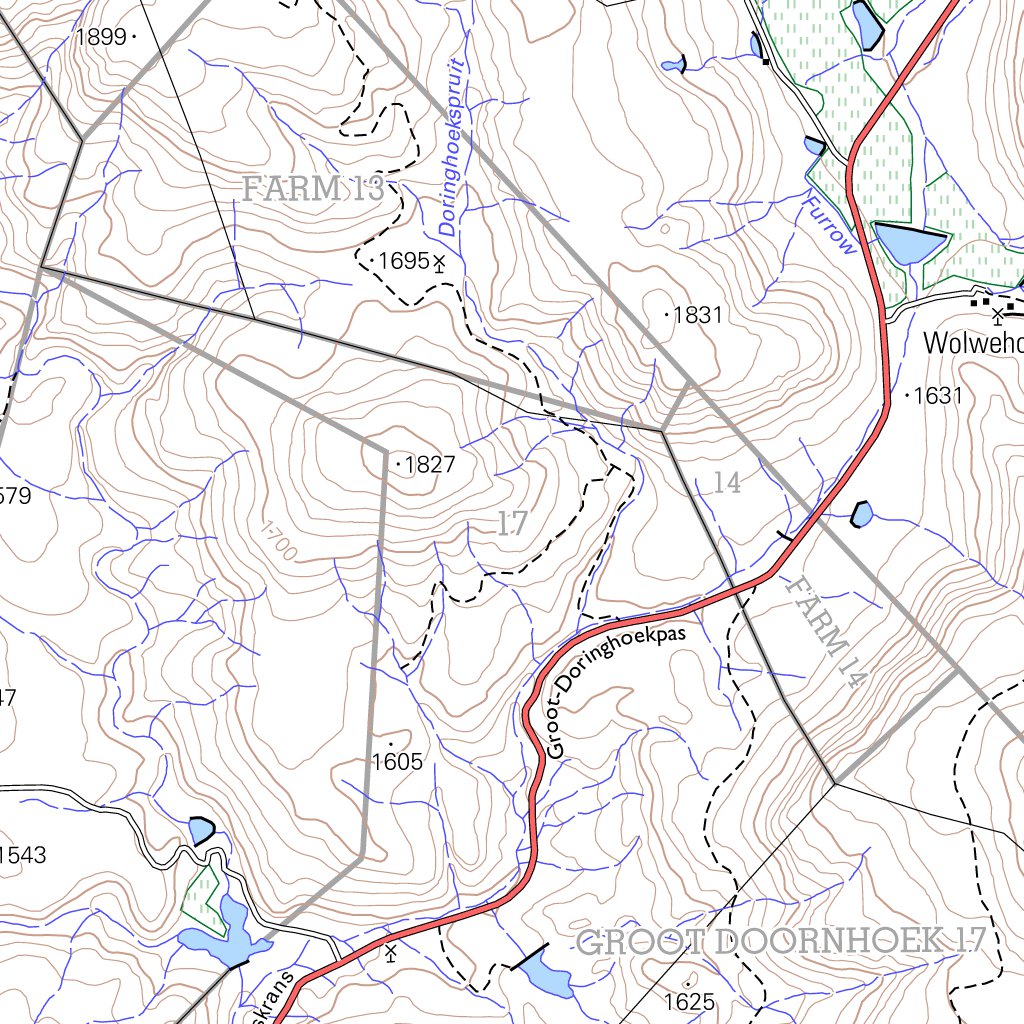 3126AC HENNING Map by Chief Directorate: National Geo-spatial ...