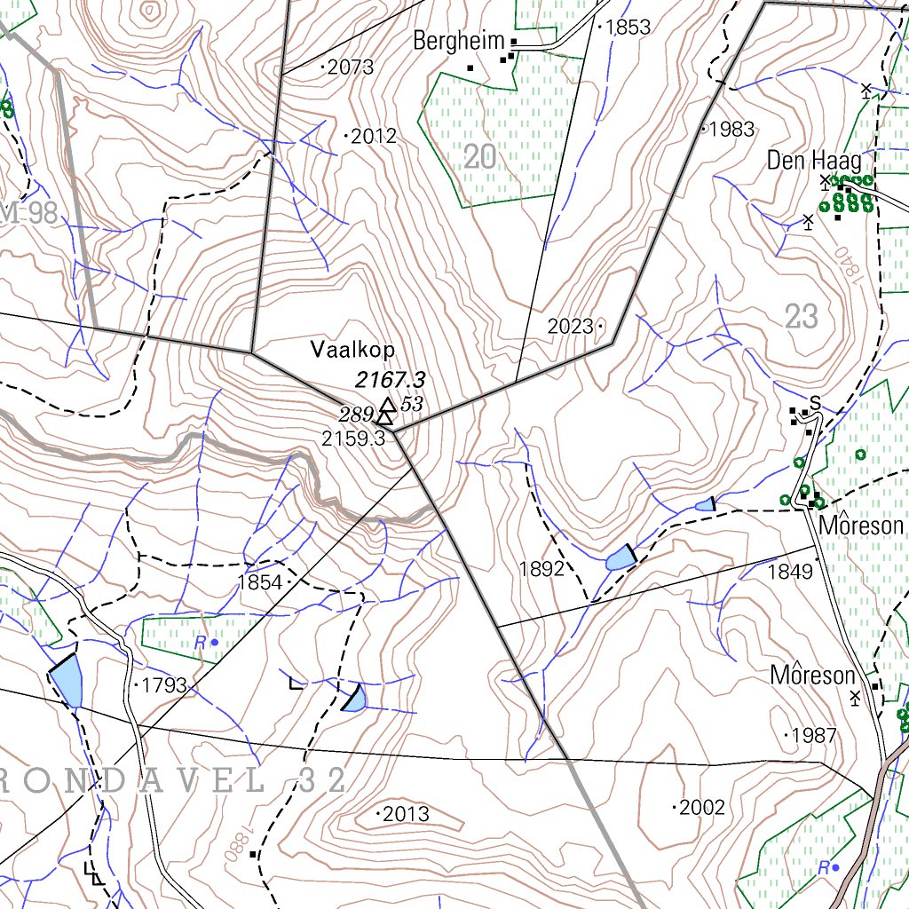 3126BC BROSTERLEA Map by Chief Directorate: National Geo-spatial ...