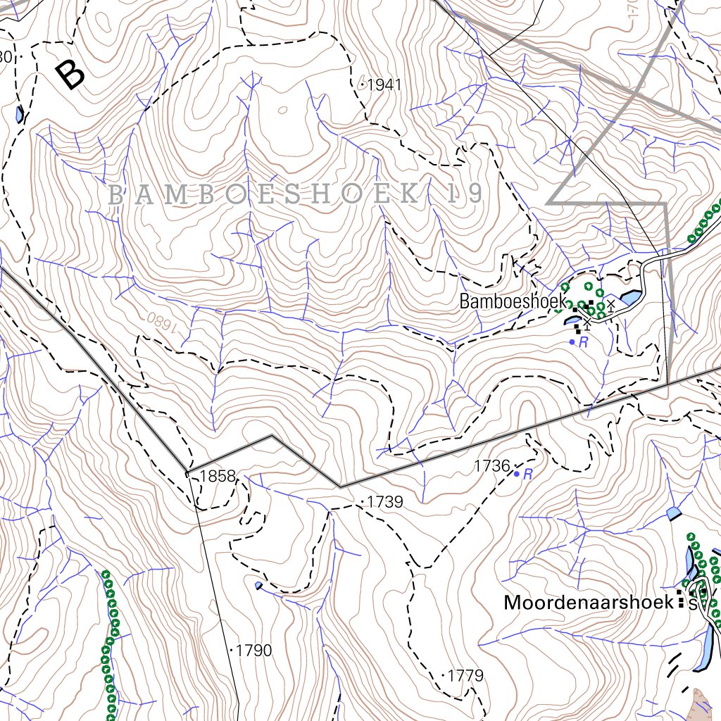 3126CB MOORDENAARSHOEK Map by Chief Directorate: National Geo-spatial ...