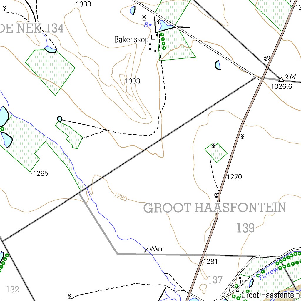 3126CD WAVERLEY Map by Chief Directorate: National Geo-spatial ...