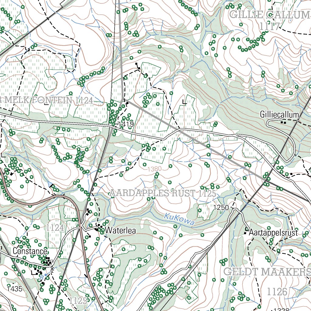 3127BD ELLIOT (5th Edition) Map by Chief Directorate: National Geo ...