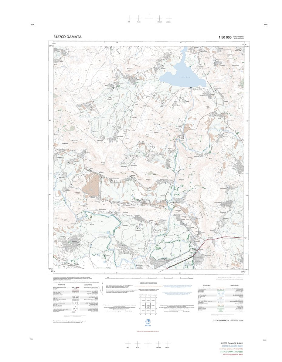 3127CD QAMATA Map by Chief Directorate: National Geo-spatial ...