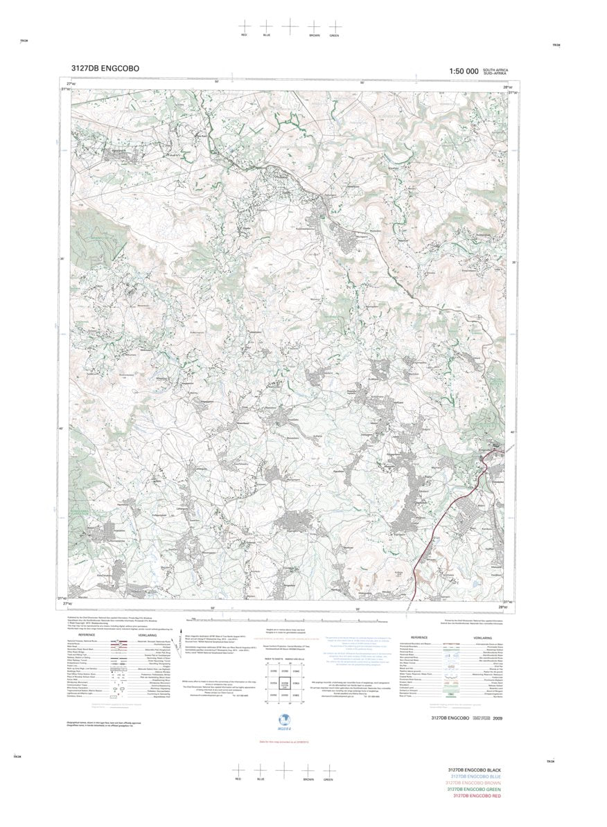 3127DB ENGCOBO Map by Chief Directorate: National Geo-spatial ...