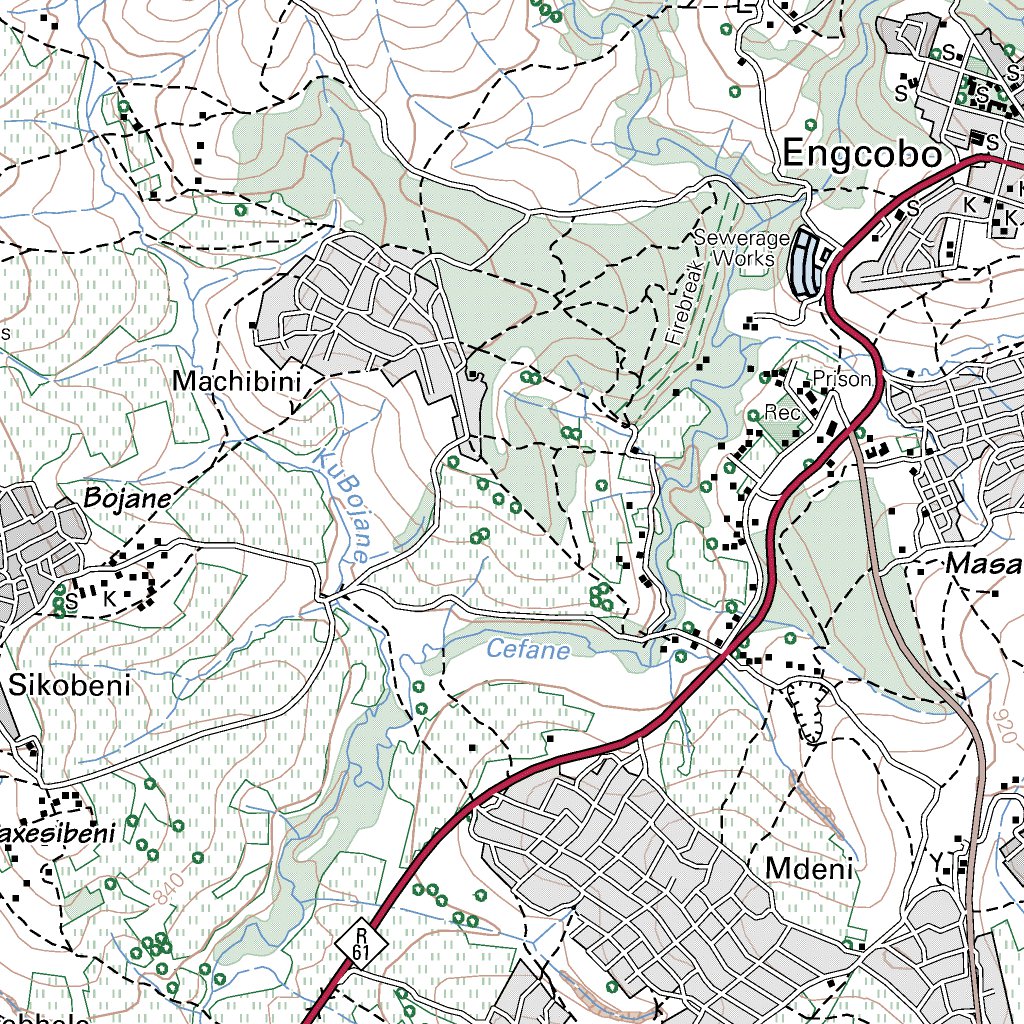 3127DB ENGCOBO Map by Chief Directorate: National Geo-spatial ...