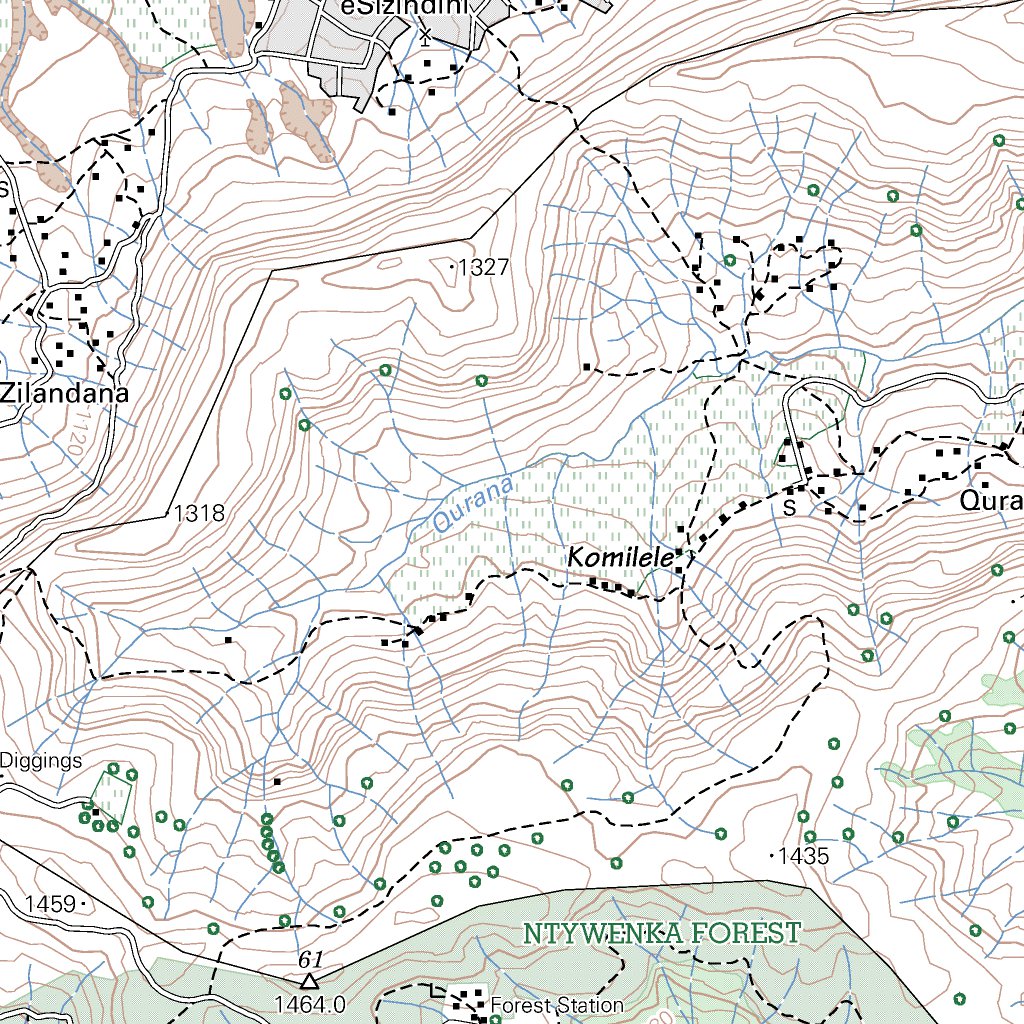 3128BA NTYWENKA Map by Chief Directorate: National Geo-spatial ...