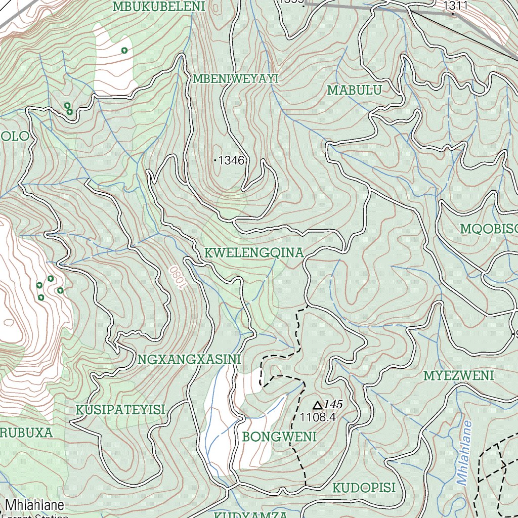 3128BC MJIKA Map by Chief Directorate: National Geo-spatial Information ...