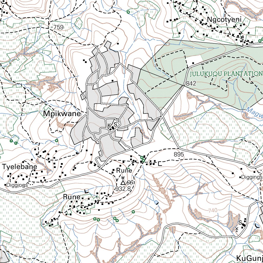 3128CD CLARKEBURY Map by Chief Directorate: National Geo-spatial ...