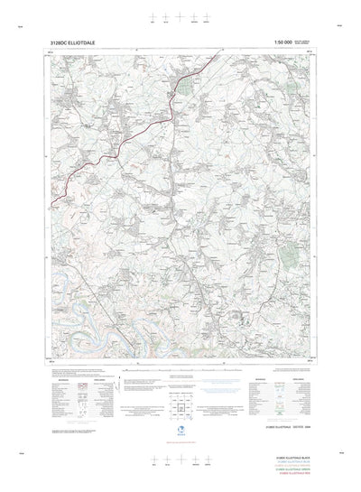 3128DC ELLIOTDALE Map by Chief Directorate: National Geo-spatial ...