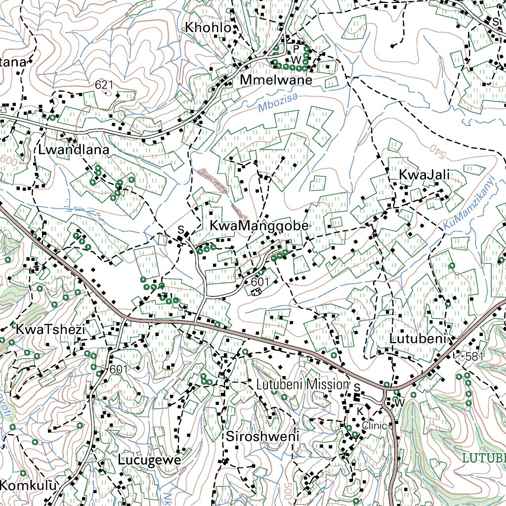 3128DD MQANDULI Map by Chief Directorate: National Geo-spatial ...
