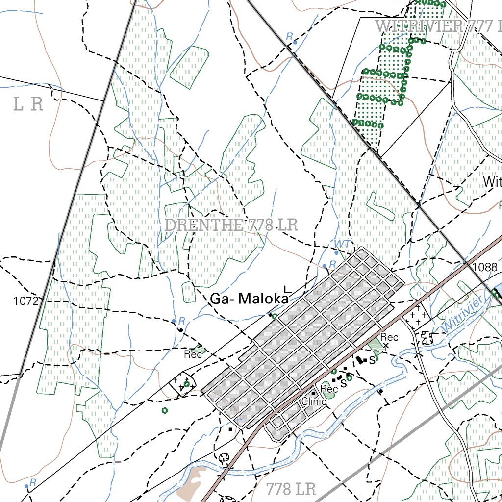 2328DD GA-MALOKA Map by Chief Directorate: National Geo-spatial ...