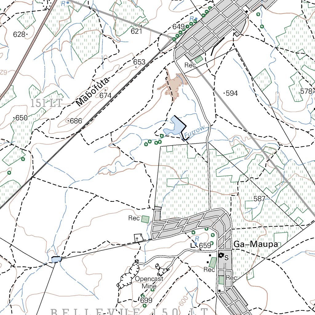 2330AD MAGORO Map by Chief Directorate: National Geo-spatial ...