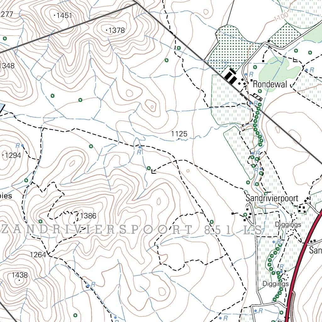 2329DA MPHAKANE (SOUTH) Map by Chief Directorate: National Geo-spatial ...