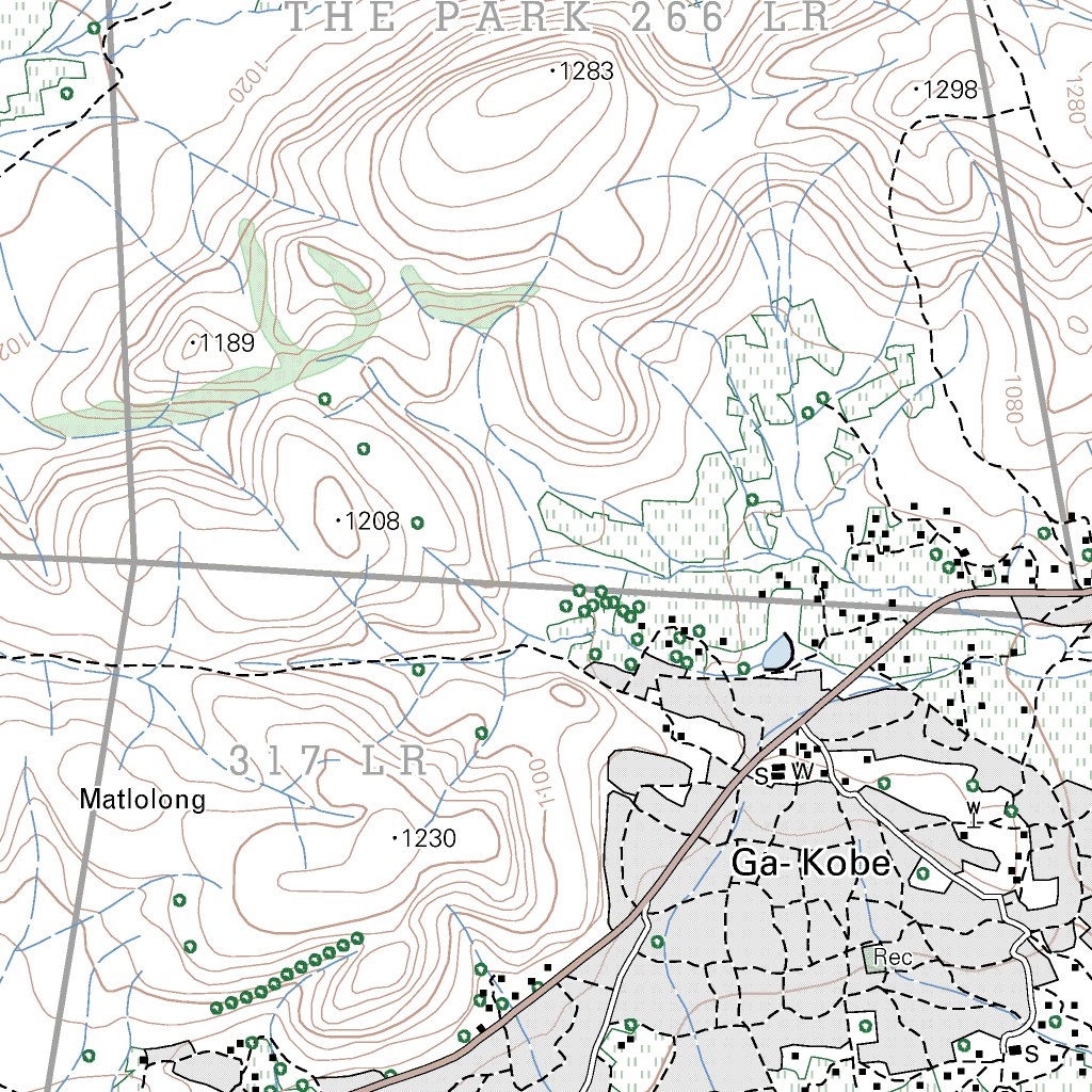 2328BB GA-KOBE Map by Chief Directorate: National Geo-spatial ...