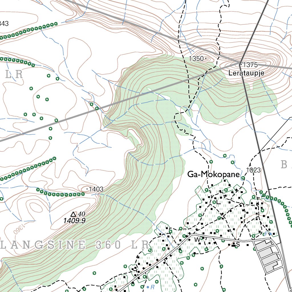 2328BD MAHLWARENG Map by Chief Directorate: National Geo-spatial ...