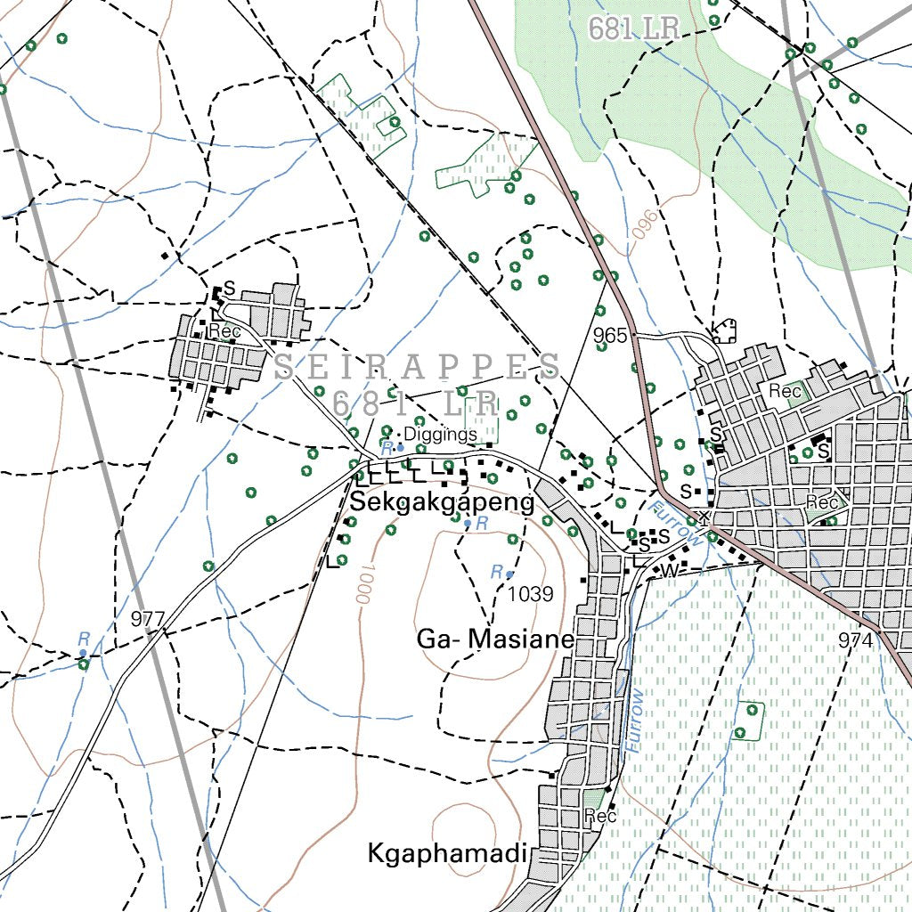 2328DB GA-RAMELA Map by Chief Directorate: National Geo-spatial ...