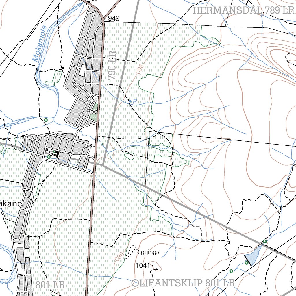 2328DC MARULANENG Map by Chief Directorate: National Geo-spatial ...