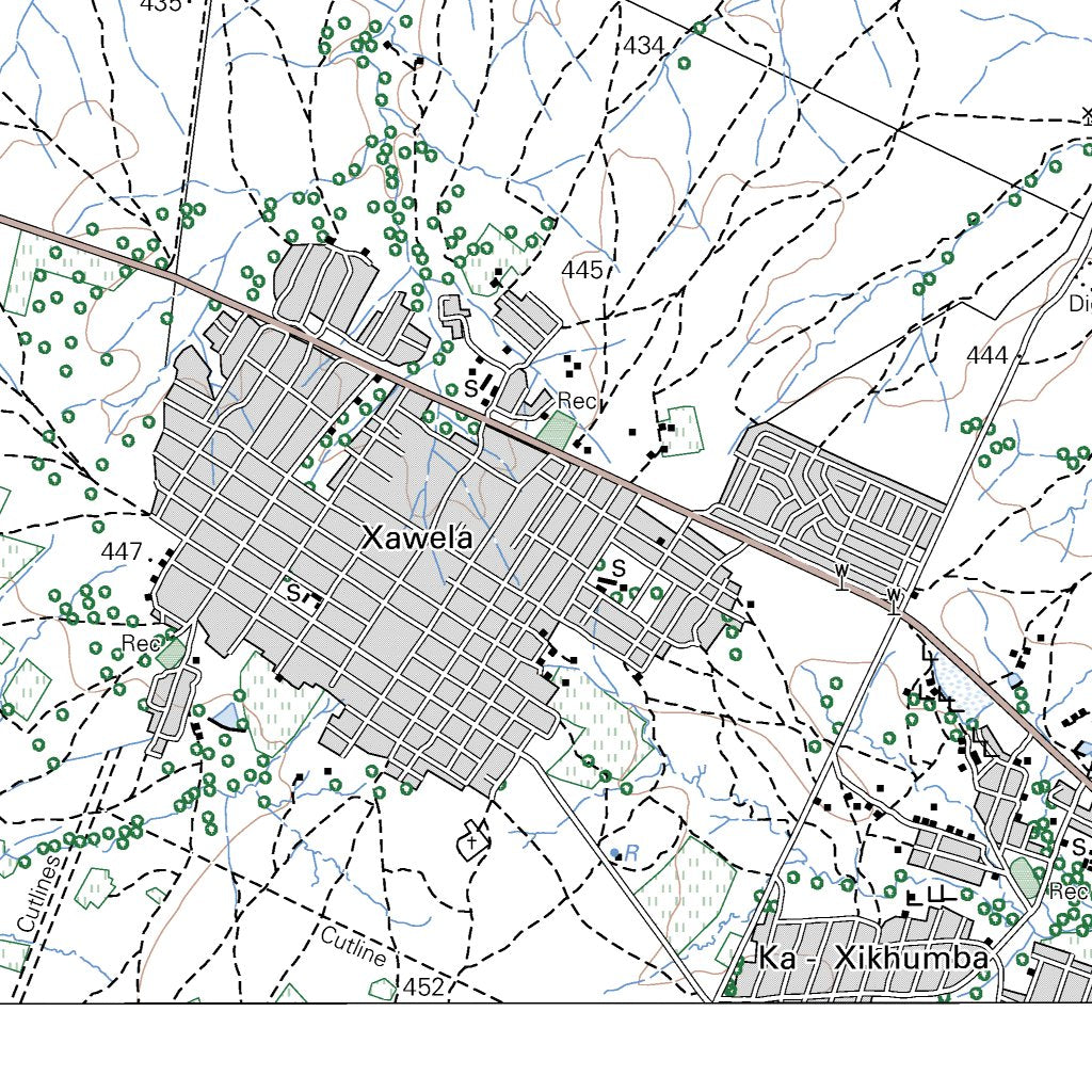 2330BD KA-HOMU Map by Chief Directorate: National Geo-spatial ...