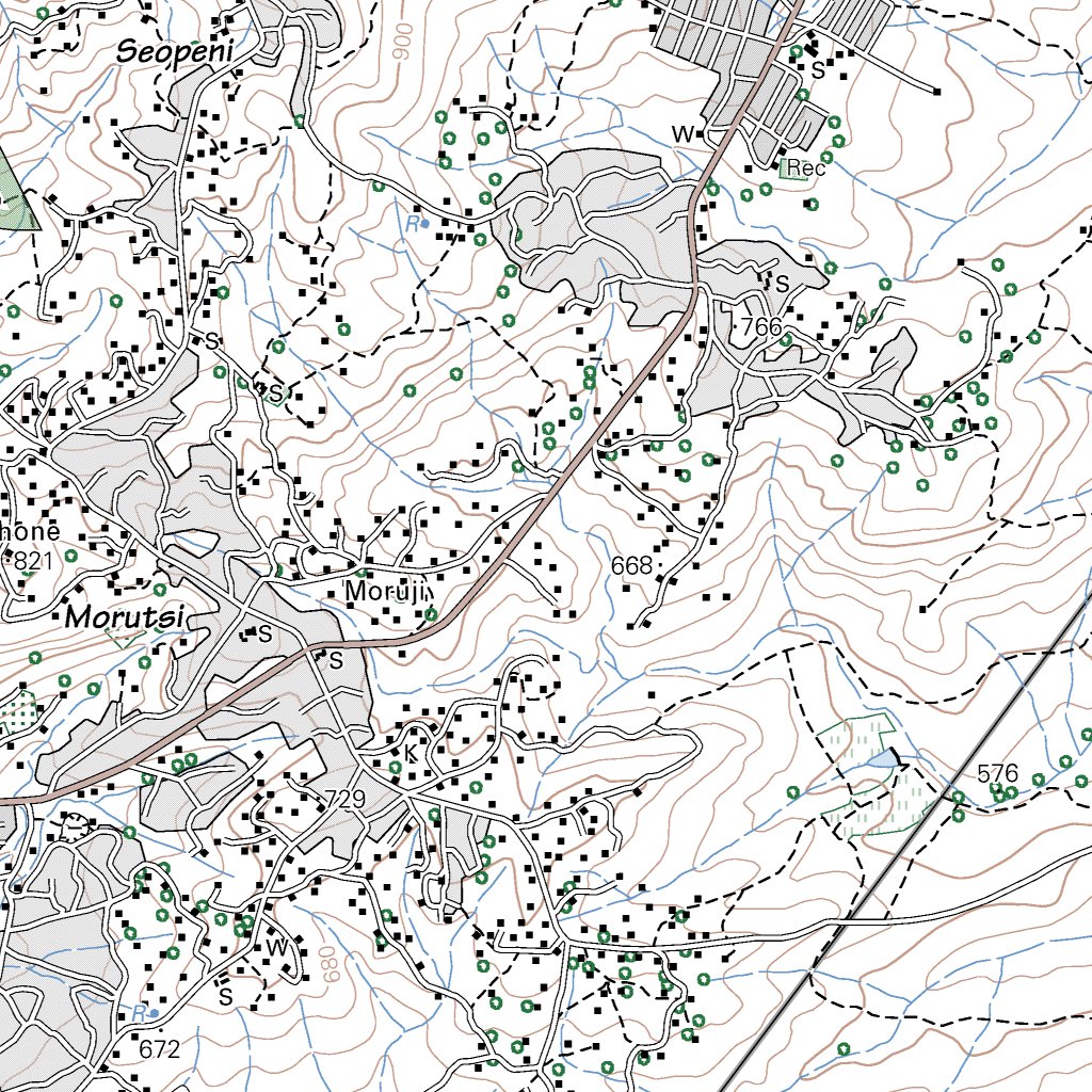 2330CB GA-MODJADJI Map by Chief Directorate: National Geo-spatial ...