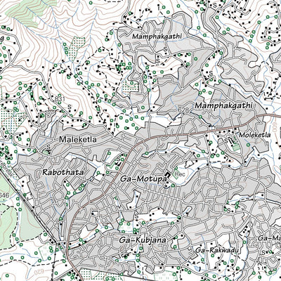 2330CB GA-MODJADJI Map by Chief Directorate: National Geo-spatial ...