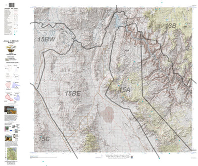 HuntData Arizona Antelope Hunt Unit 15B-North Game Concentration Map by ...