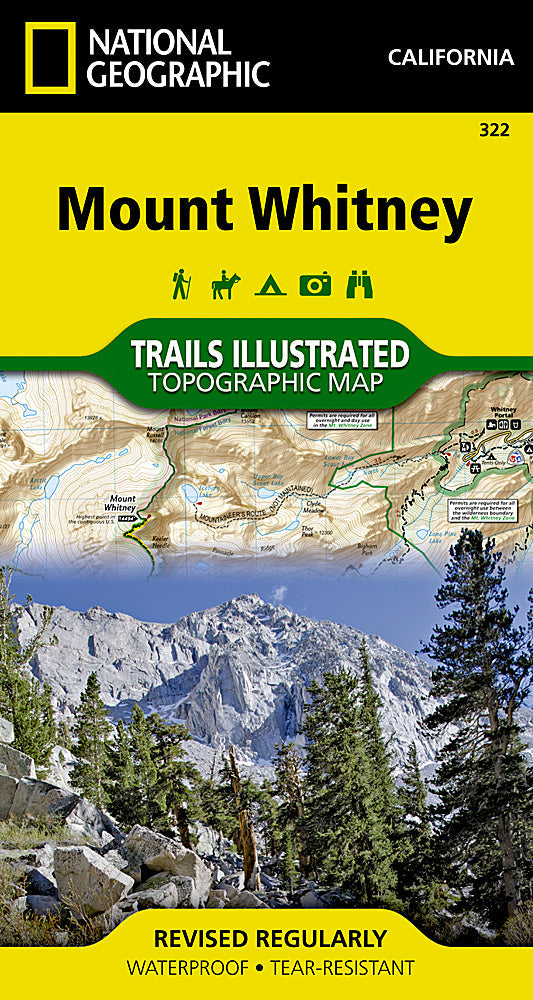 322 :: Mount Whitney Map by National Geographic | Avenza Maps