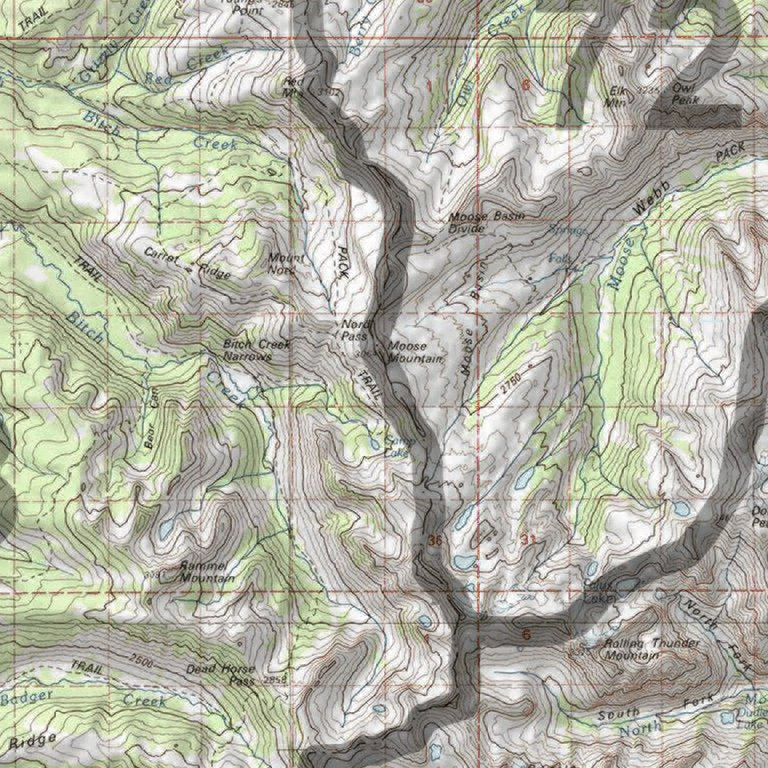 HuntData Wyoming Topo Map for Elk Unit 75 by HuntData LLC | Avenza Maps