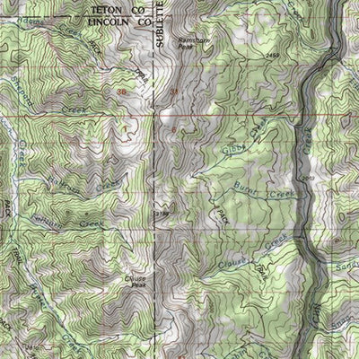 HuntData Wyoming Topo Map for Elk Unit 86 by HuntData LLC | Avenza Maps
